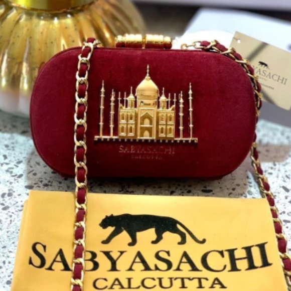 Bags | Sabyasachi Taj Mahal Inspired Clutch Bag For Bridesmaid For ...